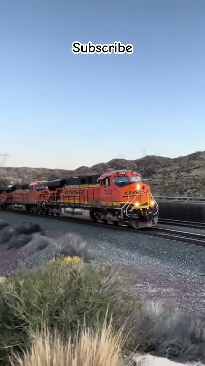 Dazzling Daybreak at Stunning Silverwood! BNSF & UP Trains Streaking Up The Steep Cajon Pass ...