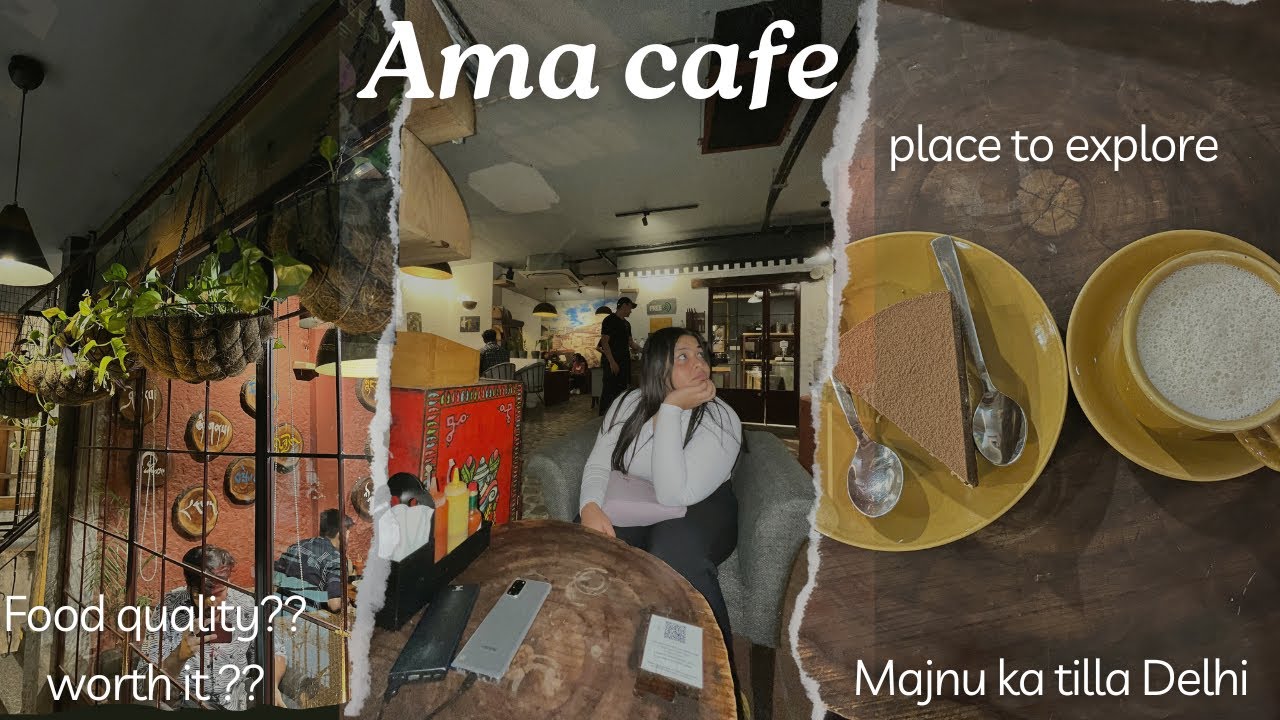 AMA cafe🛖 | Manju ka tilla | food | Ambience | was it worth it ? Bakery ...