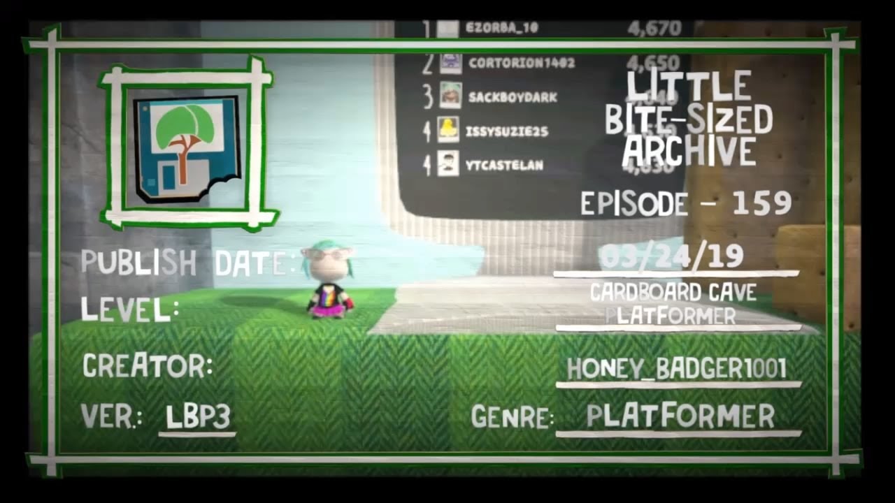 [LBP - LBsA 05/08/23] 159 - Cardboard cave platformer - YouTube