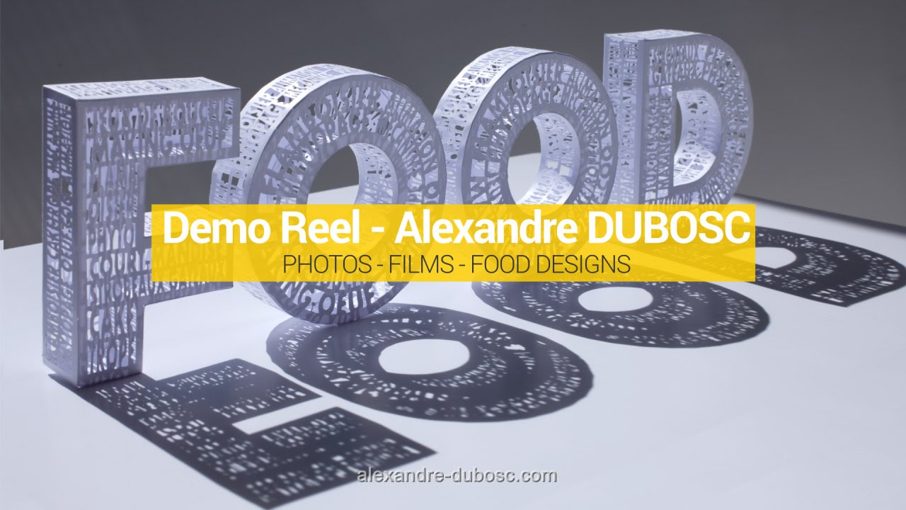 FOOD - DEMO REEL - Alexandre DUBOSC - YouTube