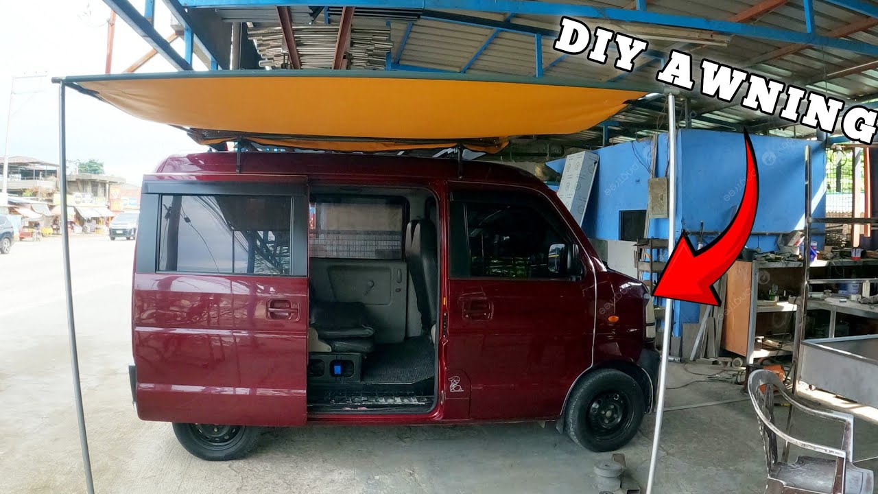 SUZUKI MINIVAN DIY SIDE AWNING @DurkTV-Hustler - YouTube