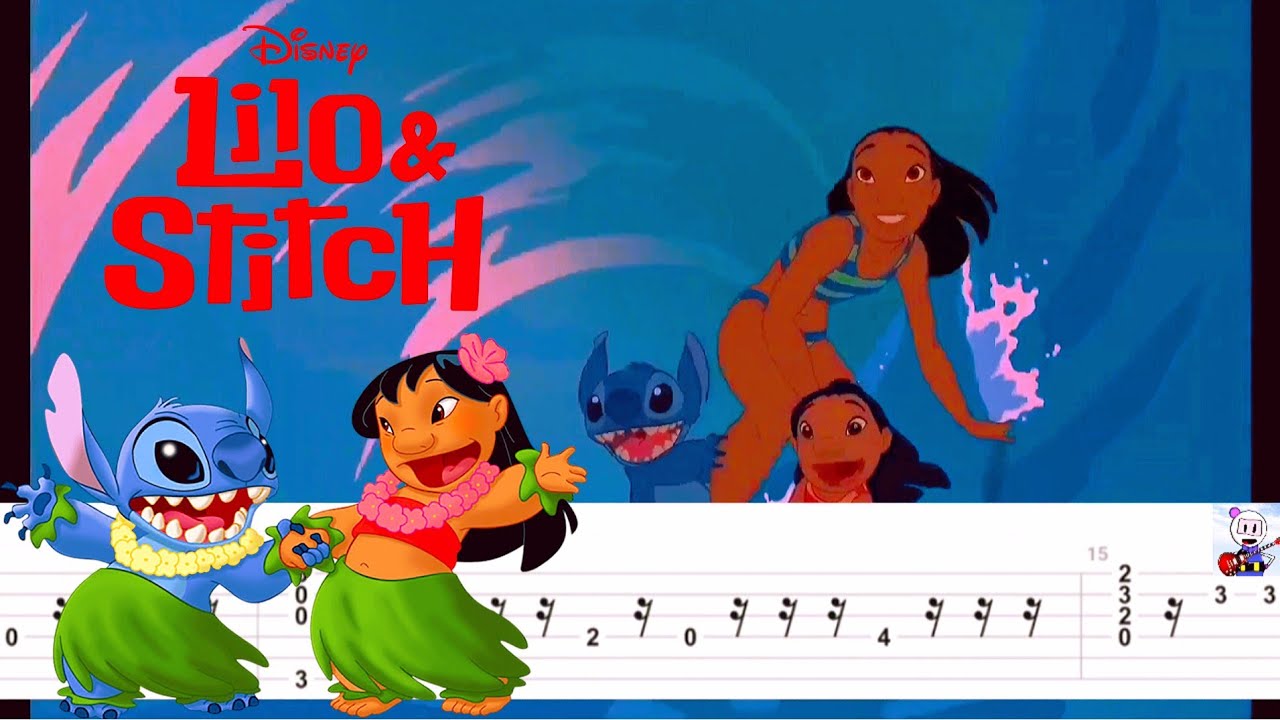 Lilo & Stitch - Hawaiian Roller Coaster Ride | Guitar Tab - YouTube