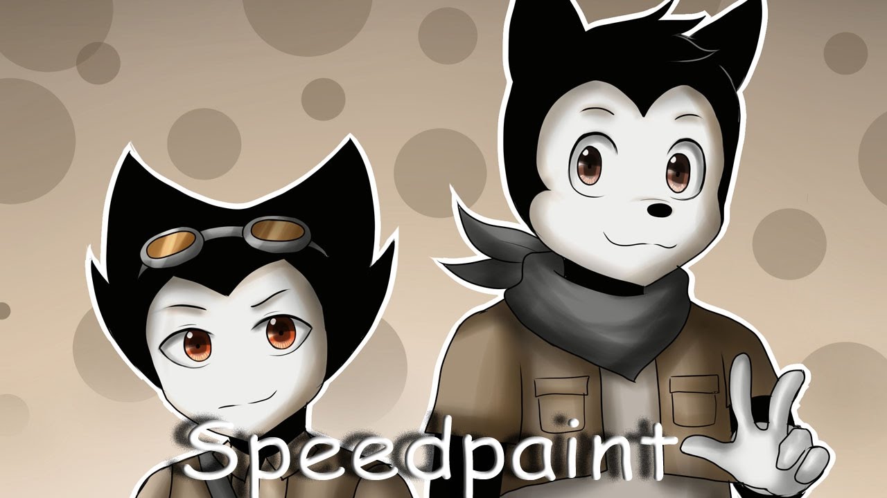 The Quest For The Ink Machine - Bendy and Boris - Speedpaint - YouTube