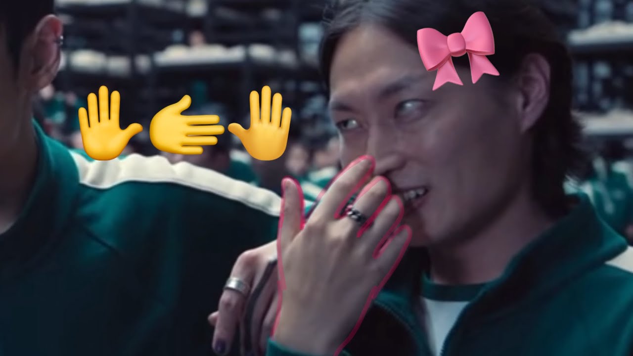 Player 124’s hands r all over the place 😆#squidgame #thanos #netflix ...