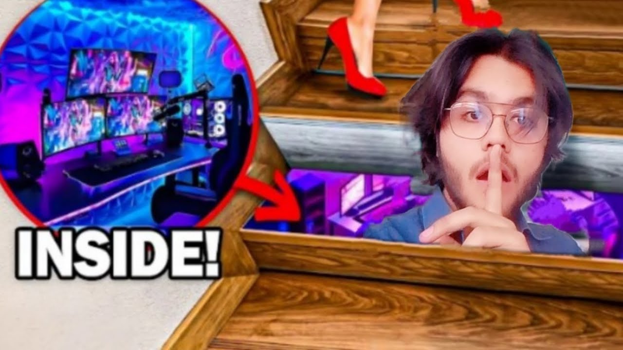 I Build a Secret Gaming Room in my House! - YouTube