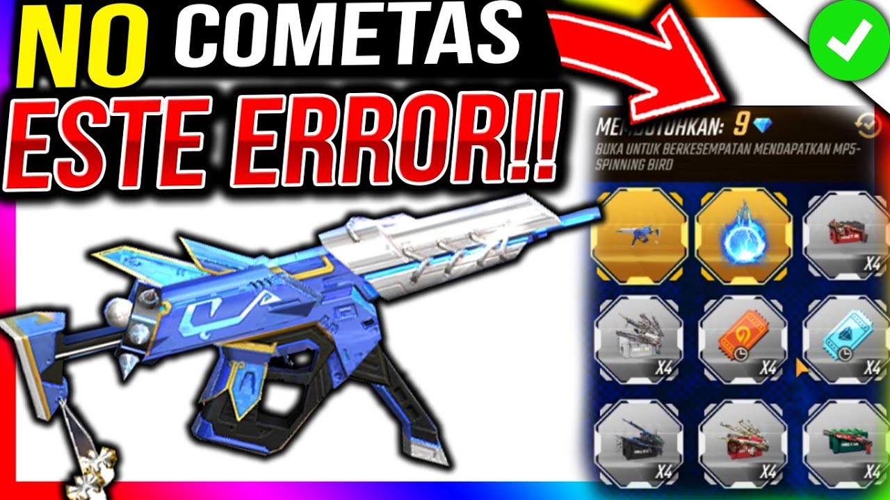 Como CONSEGUIR la MP5 SPINNING BIRD en FREE FIRE Como FUNCIONA el ...