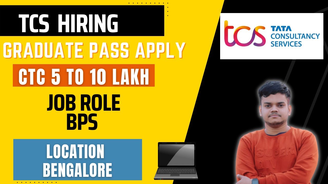 TCS Recruitment 2022 For Freshers | Work From Home Job | Online Job ...