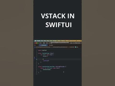 VStack in SwiftUI | Beginners Guide | Shorts - YouTube