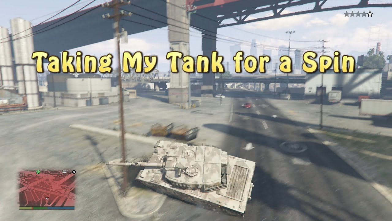 Taking My Tank For a Spin | GTA5 | PS4 - YouTube