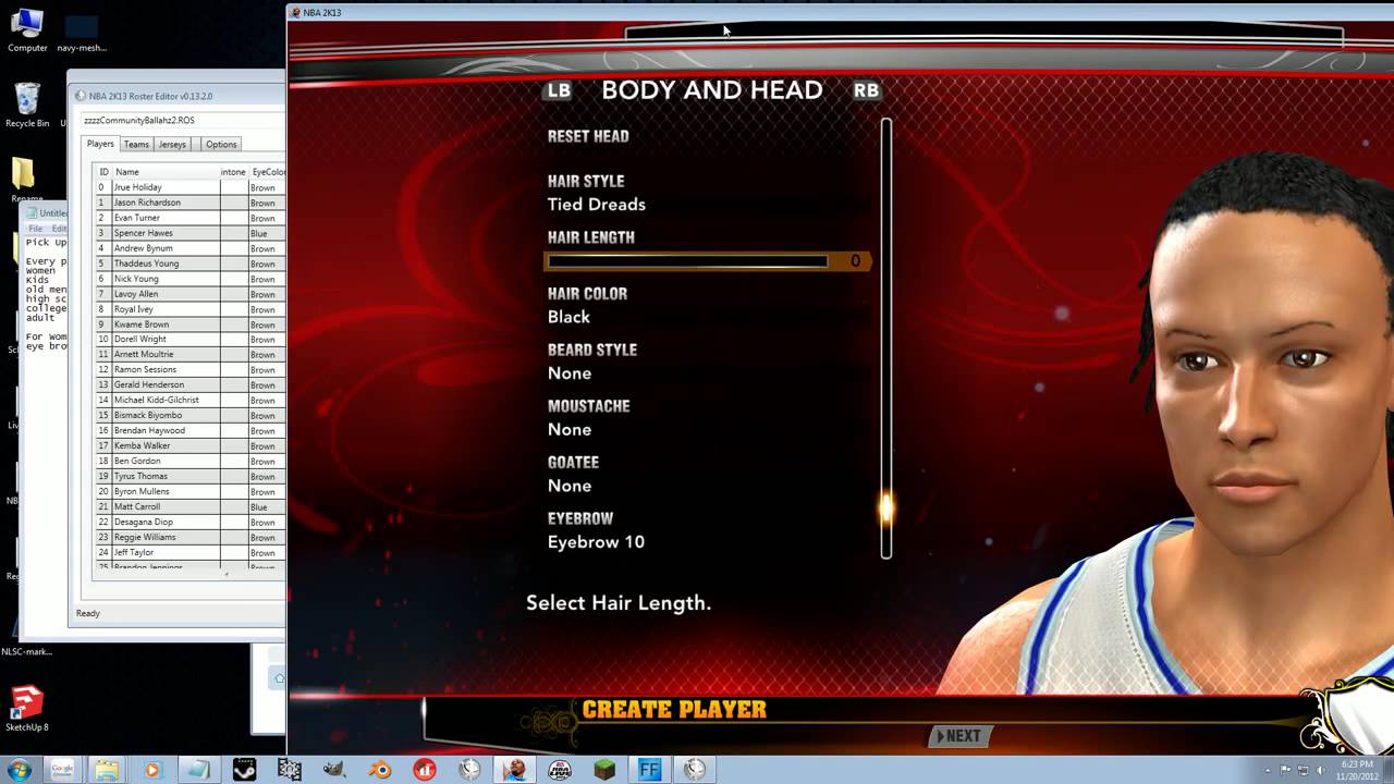 NBA 2K13 Mod Creation - Community Ballahz - YouTube