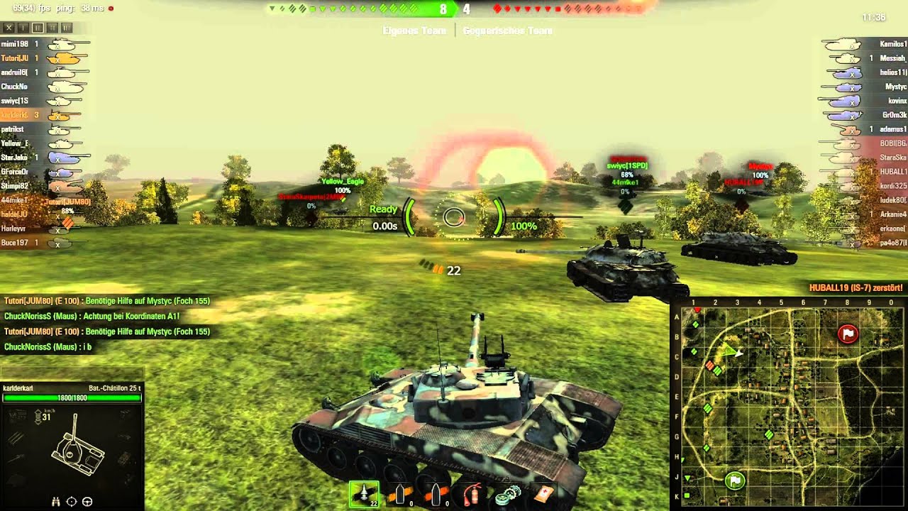 World of Tanks Guide Bat Chat [German] HD Einfach mal abwarten - YouTube