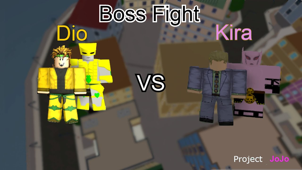 Dio vs Kira - Project JoJo boss fight - YouTube