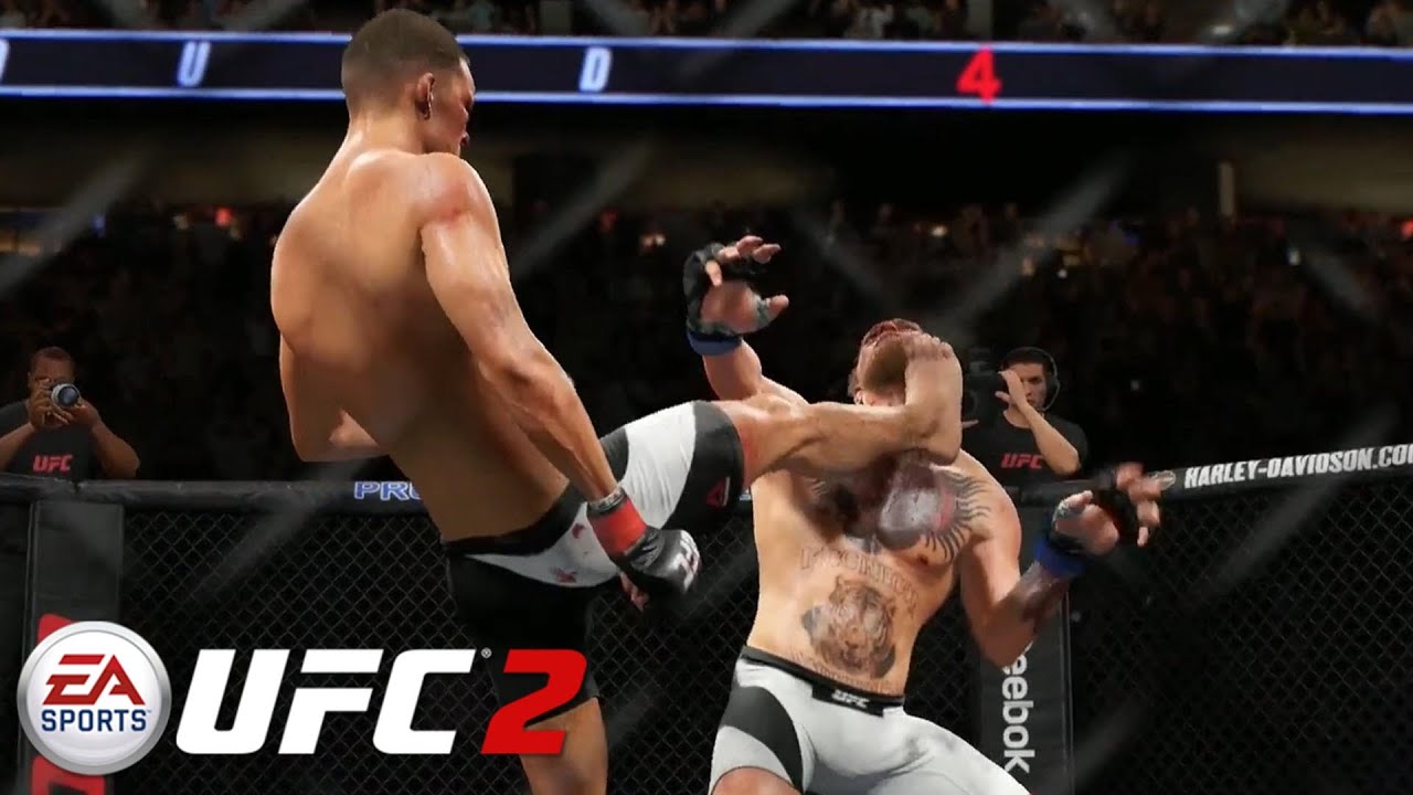 EA Sports UFC 2 - Nate Diaz vs Conor McGregor Gameplay PS4 / Xbox One ...