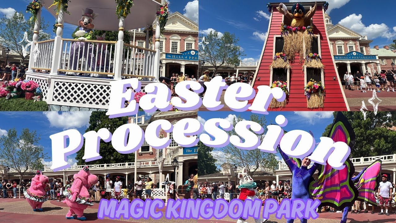 Easter Parade at Walt Disney World at Magic Kingdom Park - YouTube