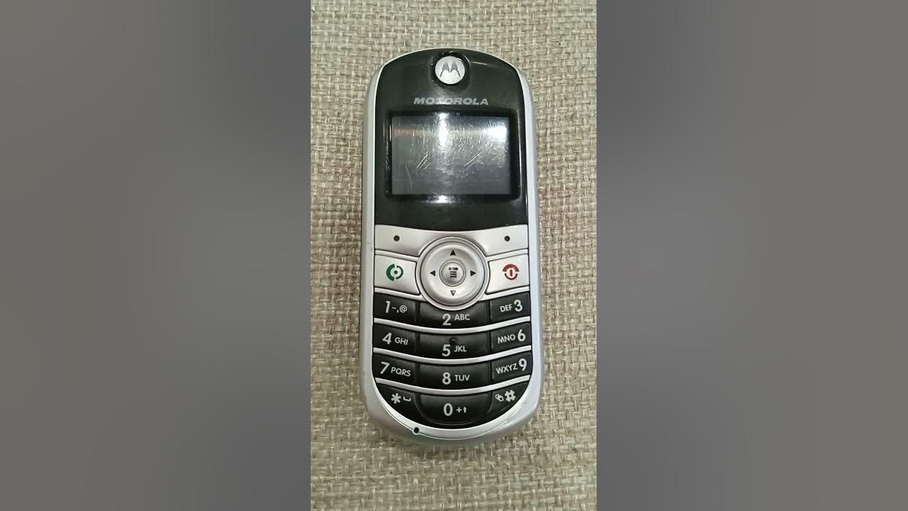Motorola C140. Ringtones. Мелодии звонка. - YouTube