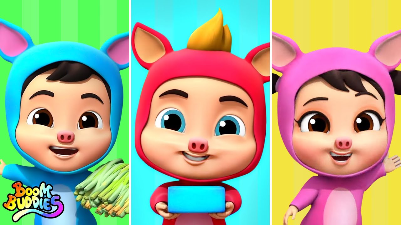 Three Little Pigs - Short Stories for Kids, Fun Learning Videos by Boom ...