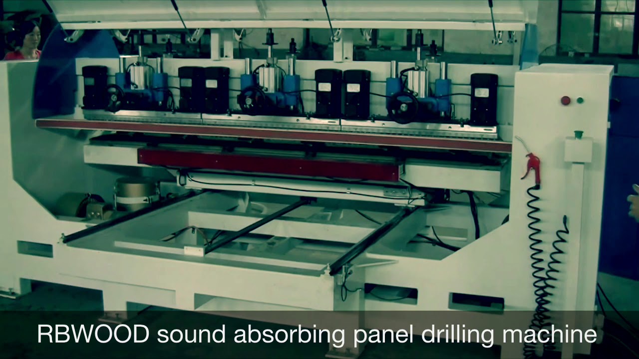 MSK 73226-Sound absorbing panel drilling machine - YouTube