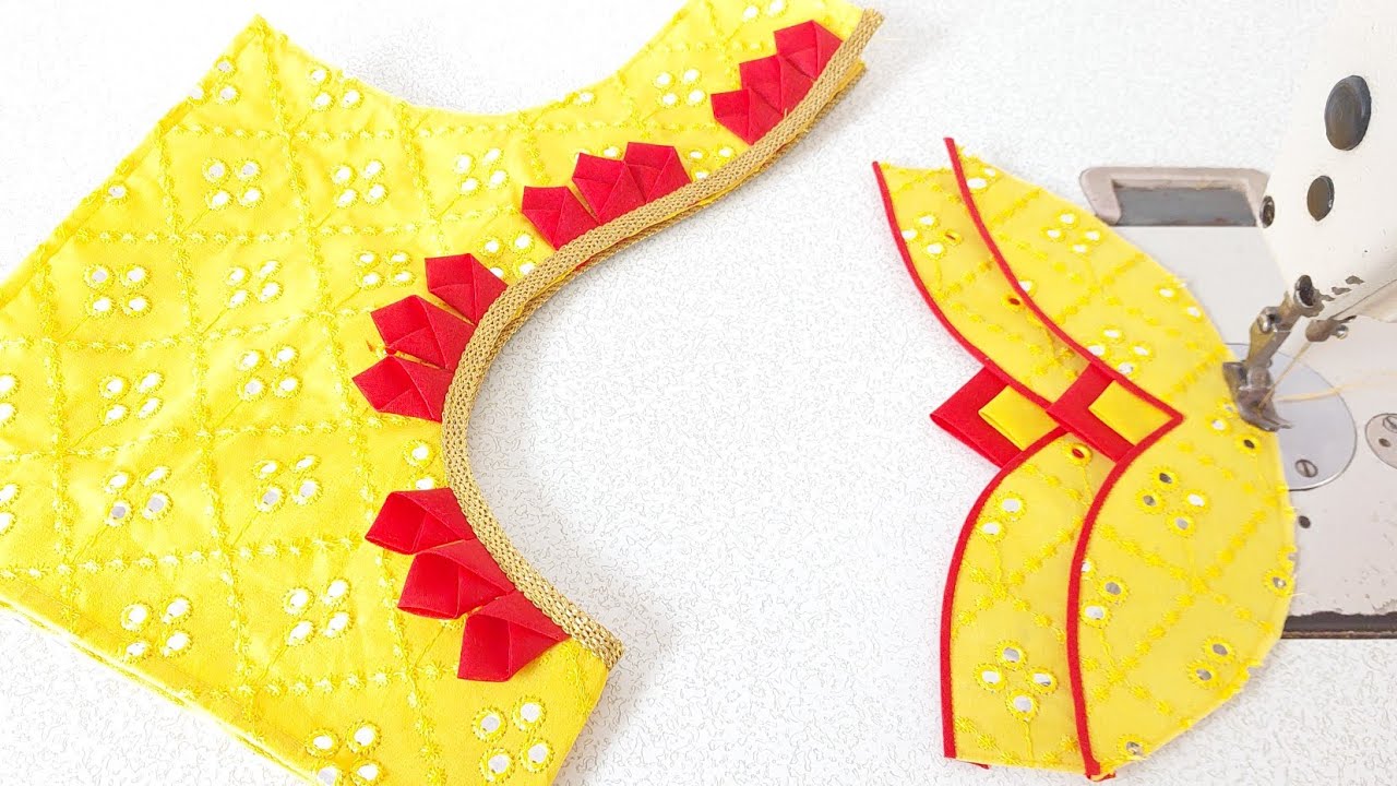 New Designer Model Blouse Cutting And Stitching || Blouse Ka Beautifull ...