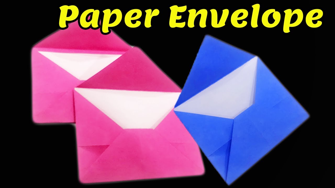DIY Paper Envelope for Gift Cards: Easy and Quick Tutorial - YouTube