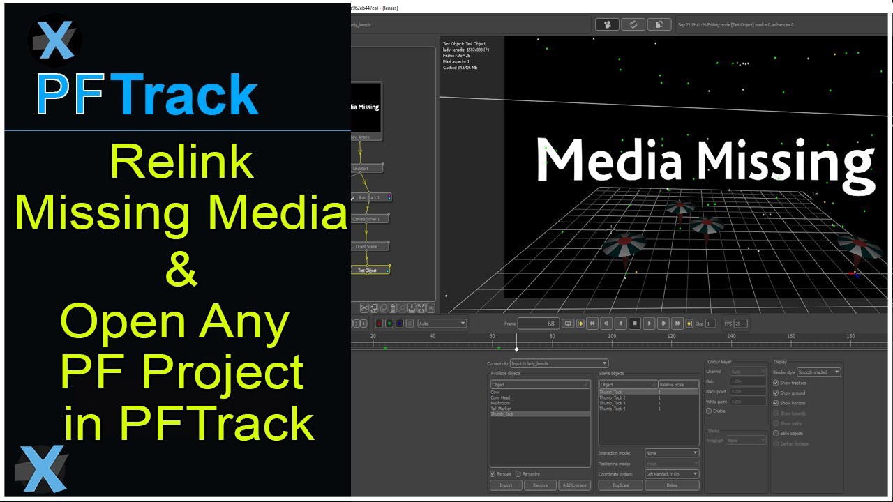 PFTrack Tutorial – Relink Missing Media in PFTrack [English] | Open Any ...