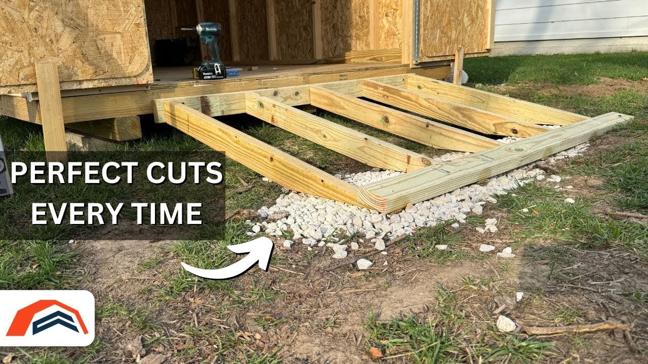EASY DIY Shed Ramp Build YouTube