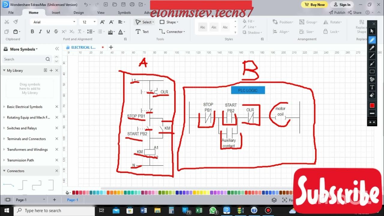 HOW TO CONVERT BASIC WIRING DIAGRAM IN TO A PLC PROGRAM OR LOGIC. PART5 - YouTube