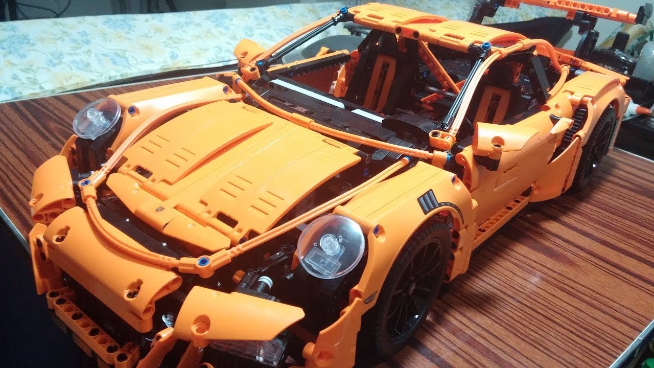 LEPIN 20001 Porsche 911 GT3 RS Build Timelapse - YouTube