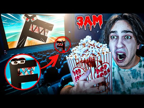 GECE 3'te ALFABE LORE FİLMİ İZLEMEYİN !! (GERÇEK HAYATTA ALPHABET LORE F EVİME GELDİ)