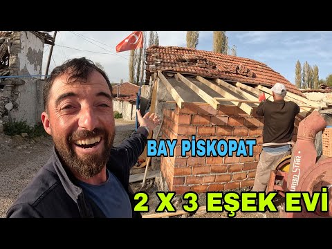 PİSKOPATA MİNİ AHIR YAPTIK~YENİ YERİNE KOYUNDAN KAÇTI GELDİ~PROJELER BAŞLIYOR
