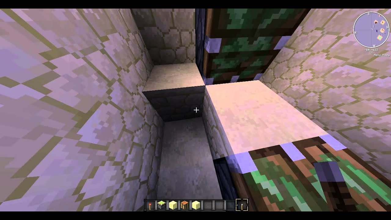 minecraft: [redstone] [tutorials] hidden crafting table - YouTube
