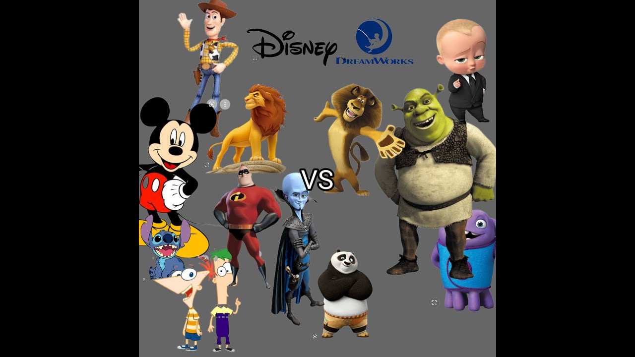 Épicas batallas de rap de Davidman #15 disney vs dreamworks (ESPECIAL ...