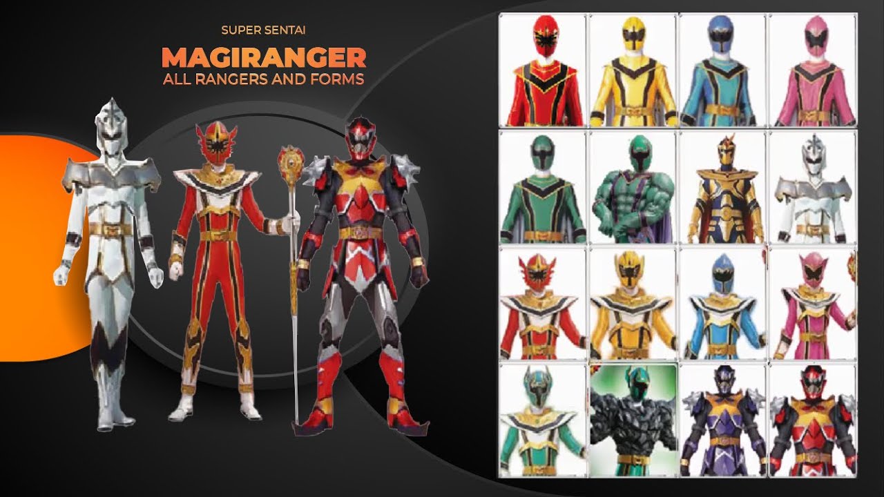 Magiranger All Rangers Form - YouTube
