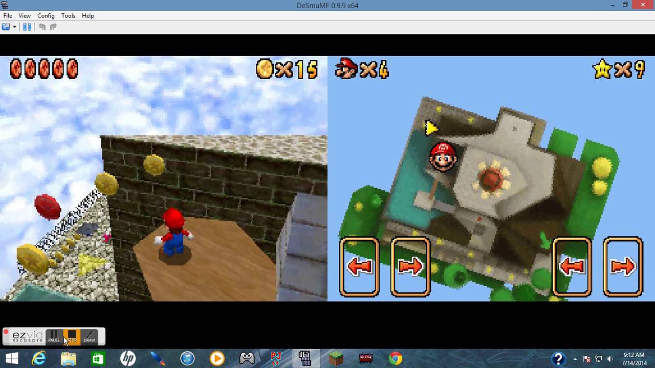 Super Mario 64 DS Episode 11: Red Coins on the Floating isle - YouTube