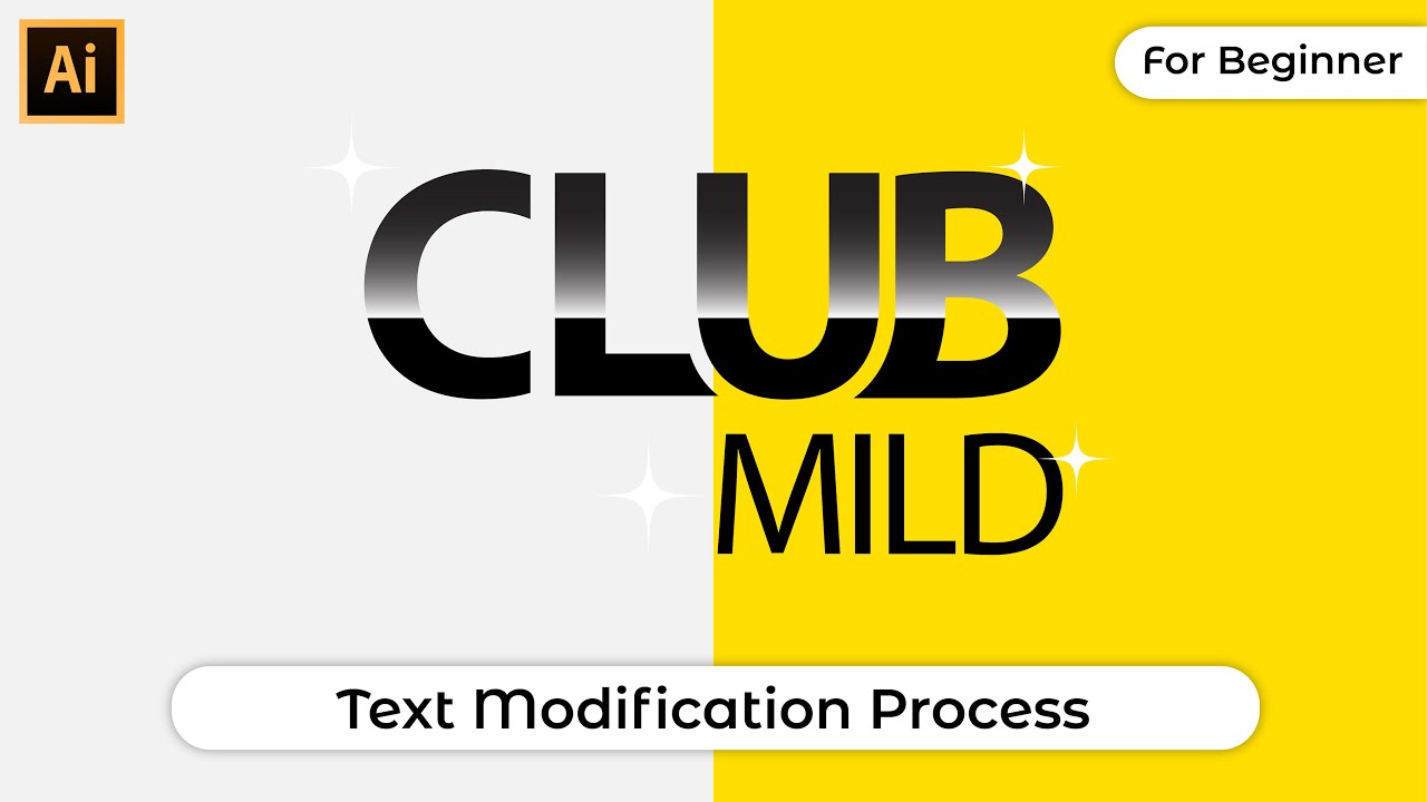 Create a Simple Glossy Text Effect - Adobe Illustrator Tutorial - YouTube