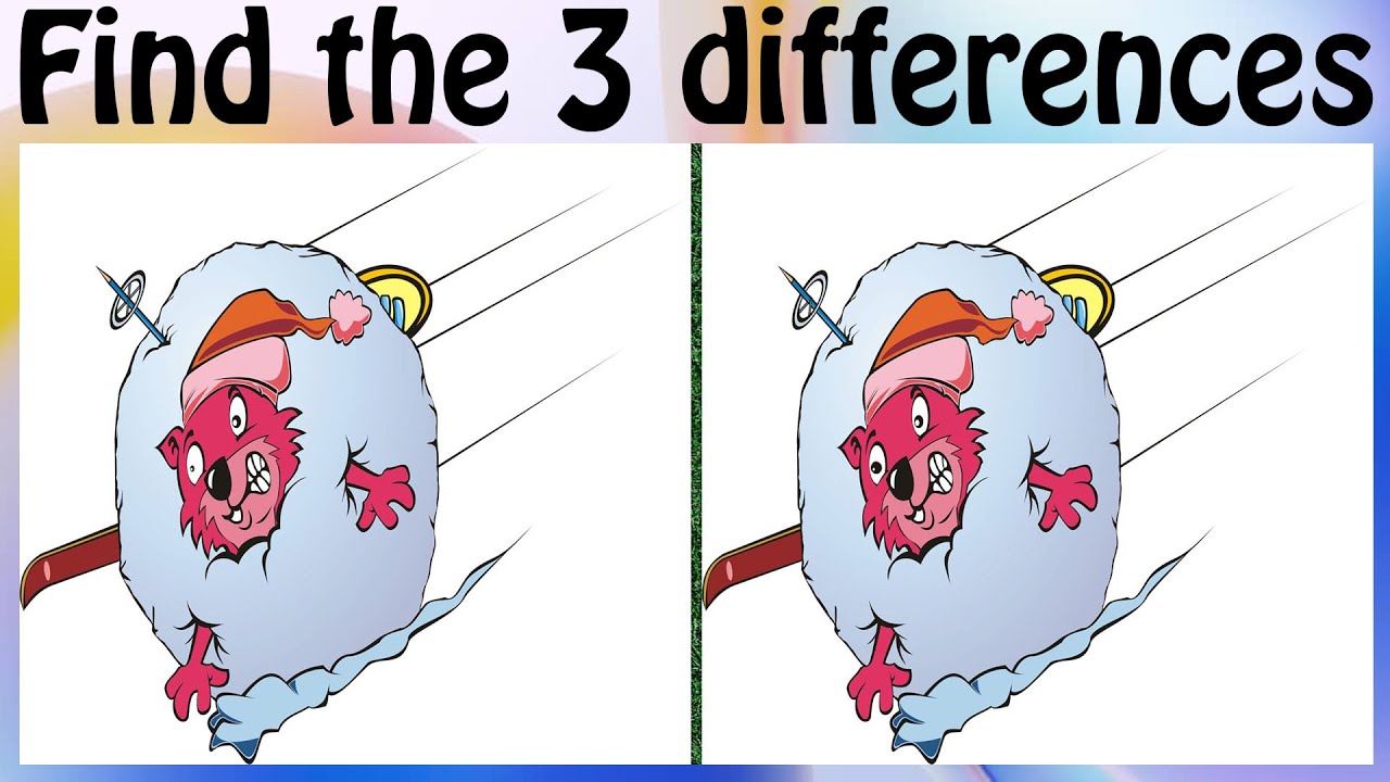 Find the difference | How many did you find? | Puzzle Quiz #54 - YouTube
