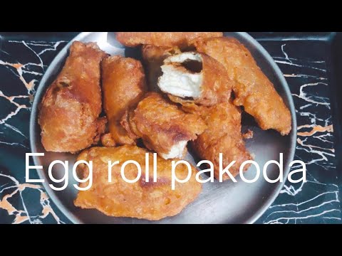 Egg roll pakoda recipe - YouTube