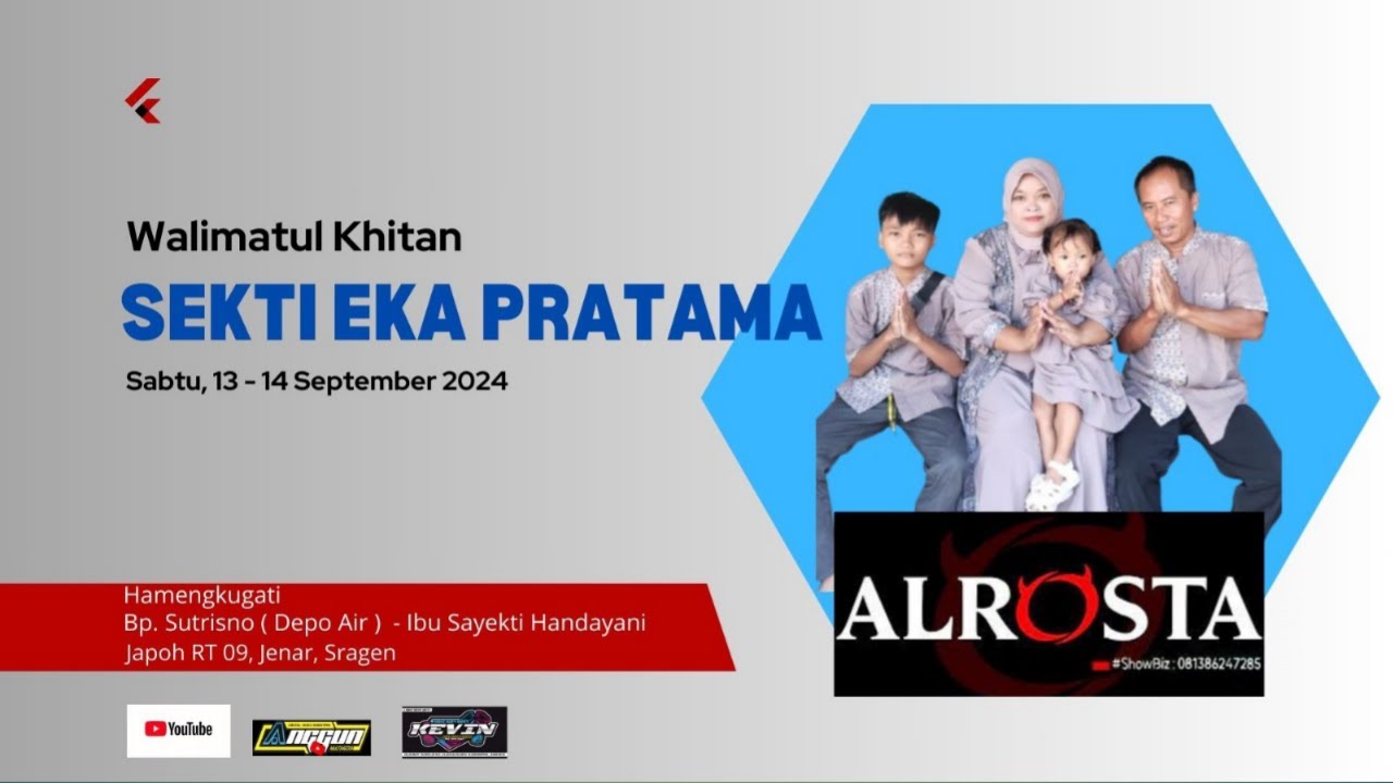 📡Live ALROSTA // Khitanan SEKTI EKA PRATAMA // KEVIN AUDIO // ANGGUN ...