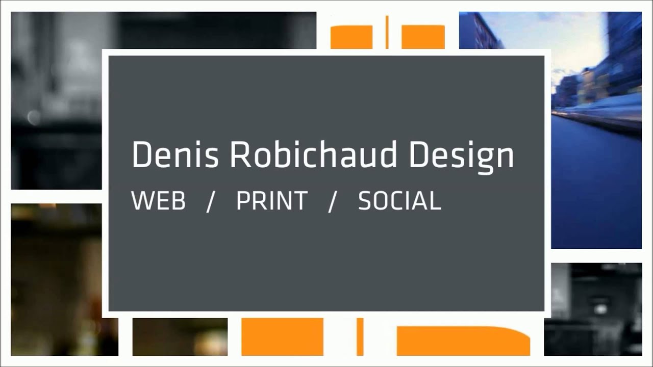 Denis Robichaud Design 2015 - YouTube