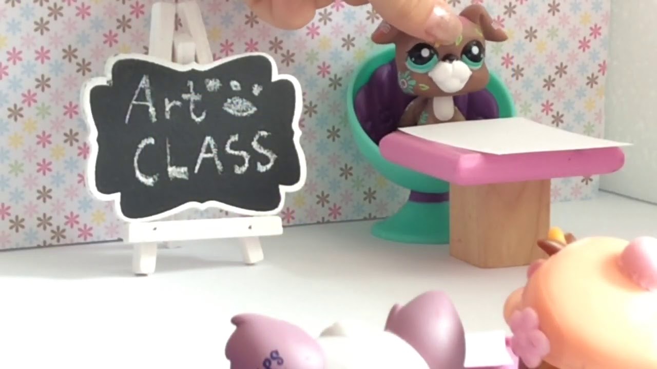 LPS+Art Class - YouTube