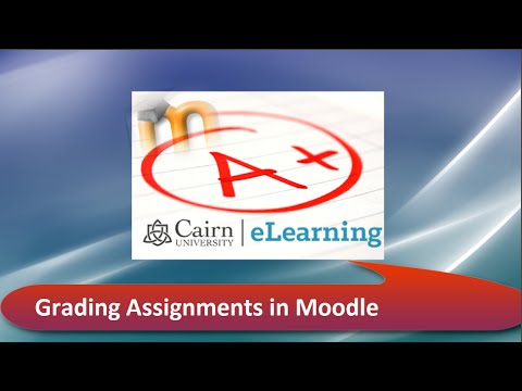 Moodle™ Software Platform 2.9: Grading Assignments in Moodle™ Software Platform - YouTube