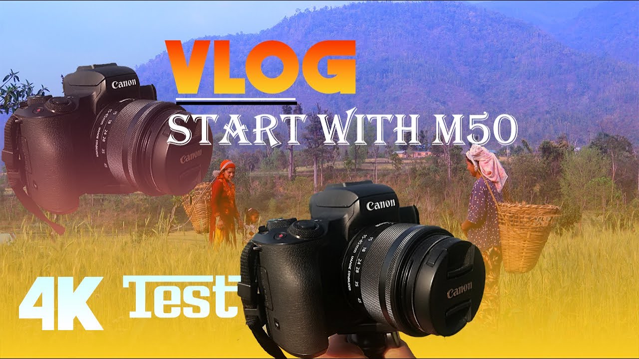 Vlog Test On Canon M50 mark-ii in 4k || Camera Review - YouTube