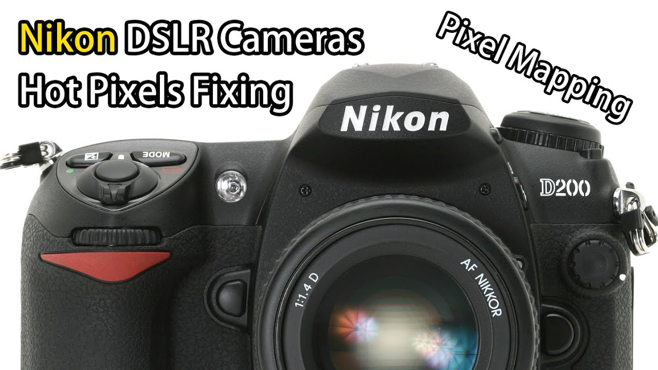 How to fix Hot Pixels on old Nikon DSLR cameras (pixel mapping) - YouTube