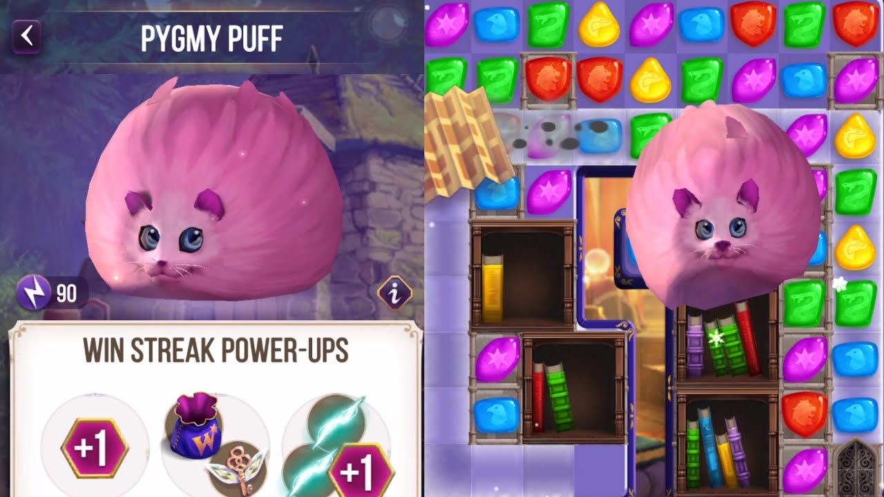 PYGMY PUFF - Magical Creatures || Harry Potter: Puzzles & Spells - YouTube