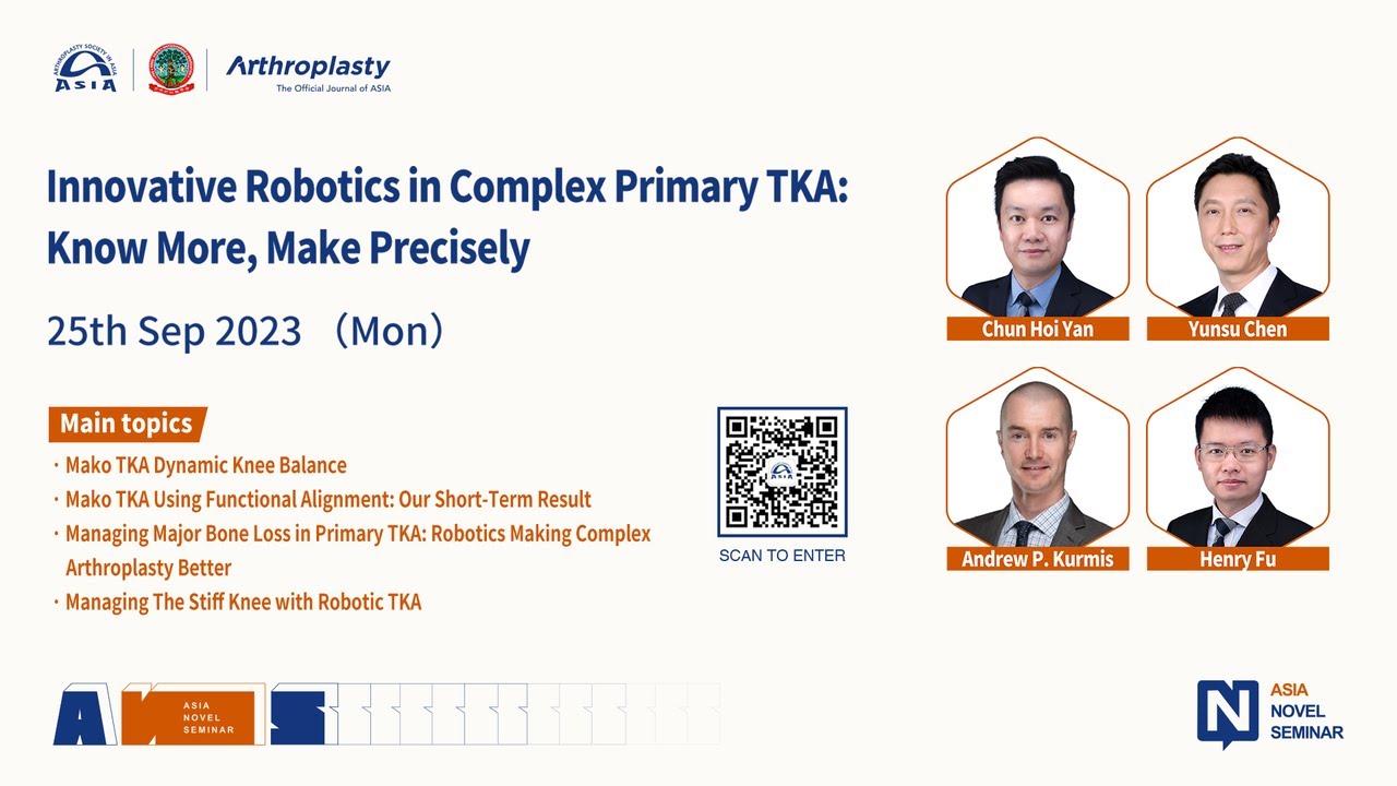 Innovative Robotics in Complex Primary TKA: Know More, Make Precisely ...
