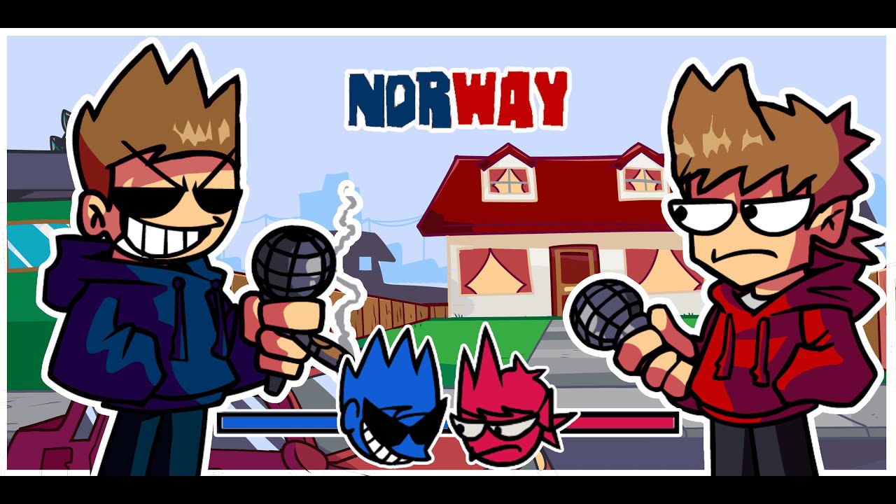 FNF Tom vs Tord online Mattsworld l NEW Norway - YouTube