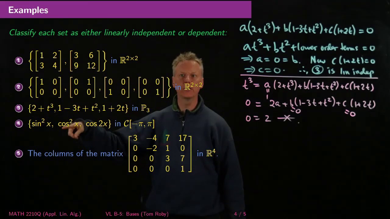 Vector Space Bases Linear Algebra B5 YouTube vector-space-bases-linear-algebra-b5-youtube