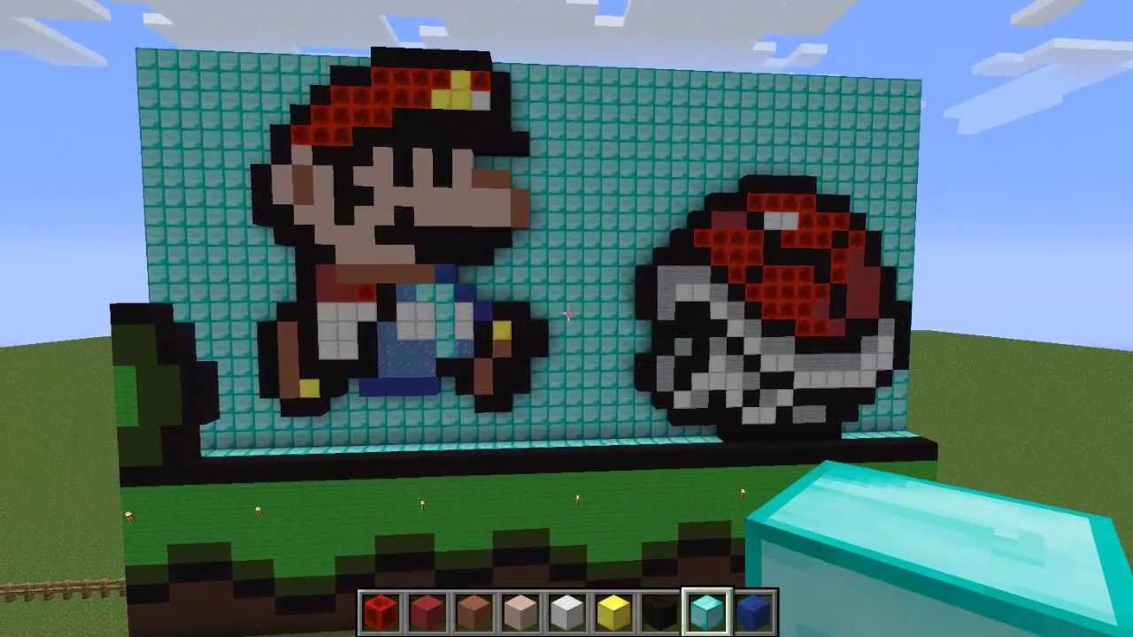 Cape Mario Pixel Art