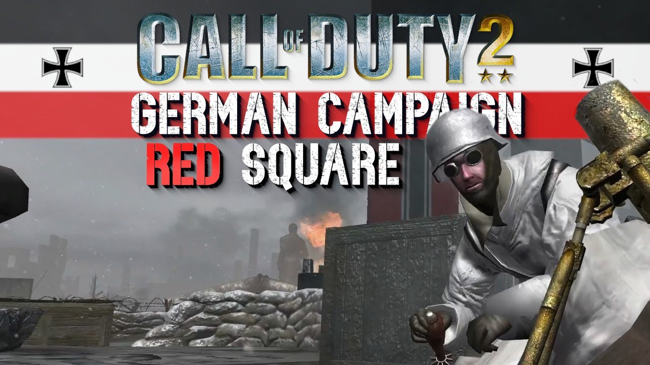 Call of Duty 2: Redsquare GERMAN Campaign VETERAN custom - YouTube