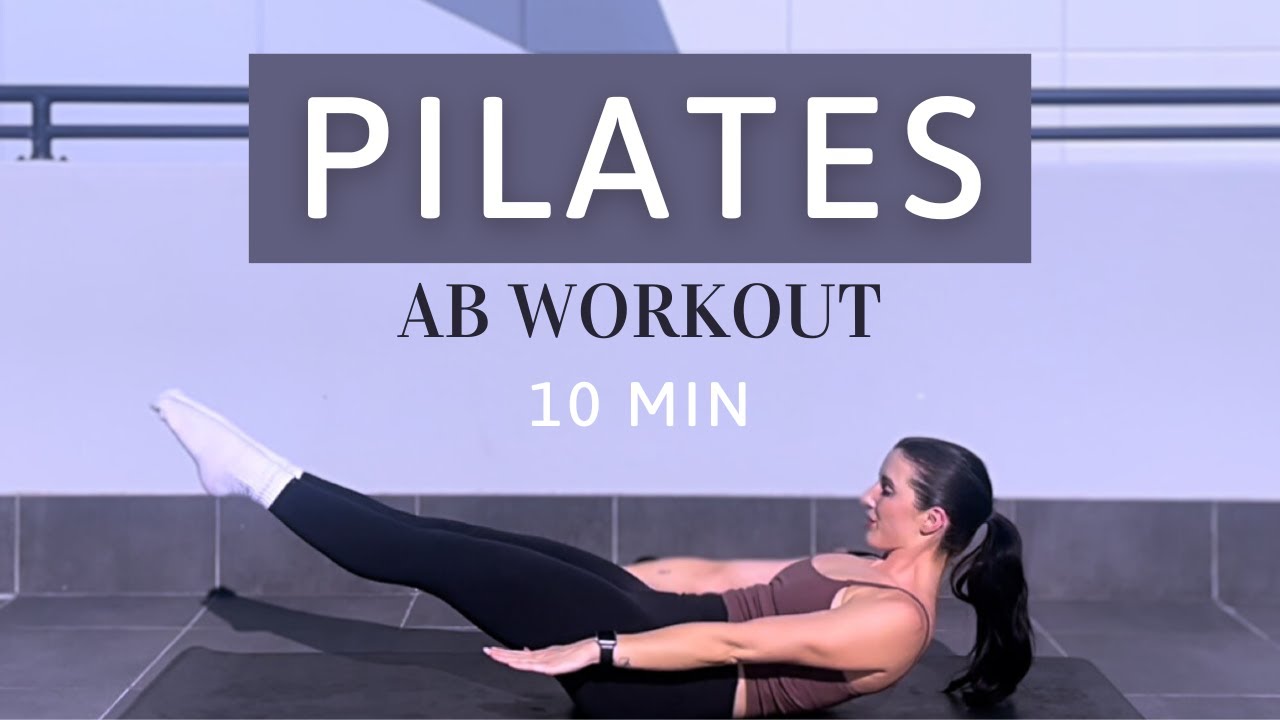 10 MIN PILATES | Express Abs | At-Home Workout - YouTube