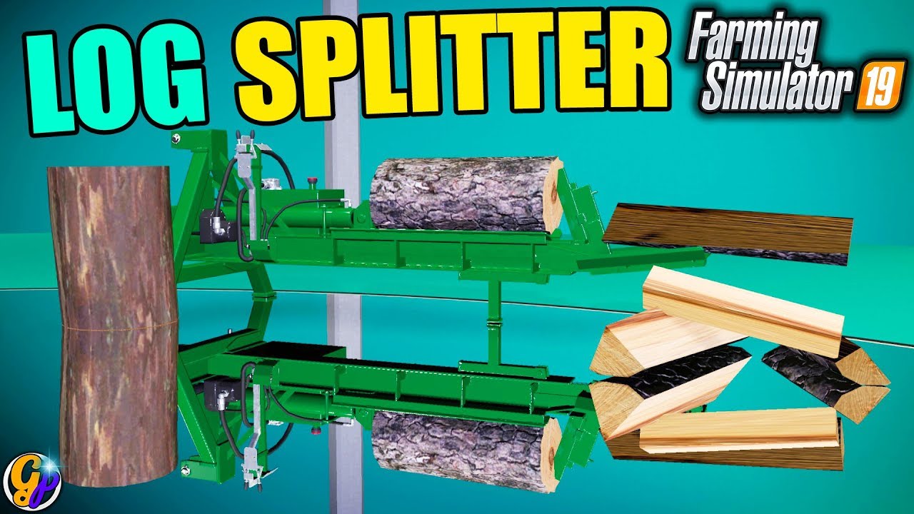 FS19 - WORKING LOG SPLITTER $55,000 MOD SHOWCASE FARMING SIMULATOR 19 ...